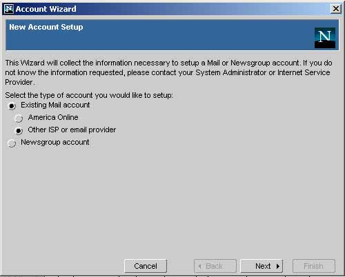 Configurando o Netscape Mail 6